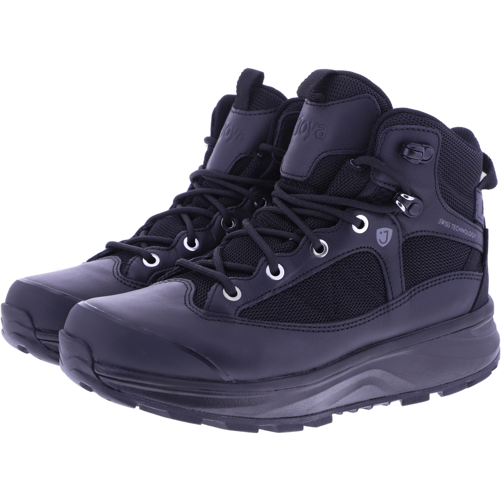 Joya | Montana Boot PTX | Black-Schwarz | Leder | Damen Aktiv Booties