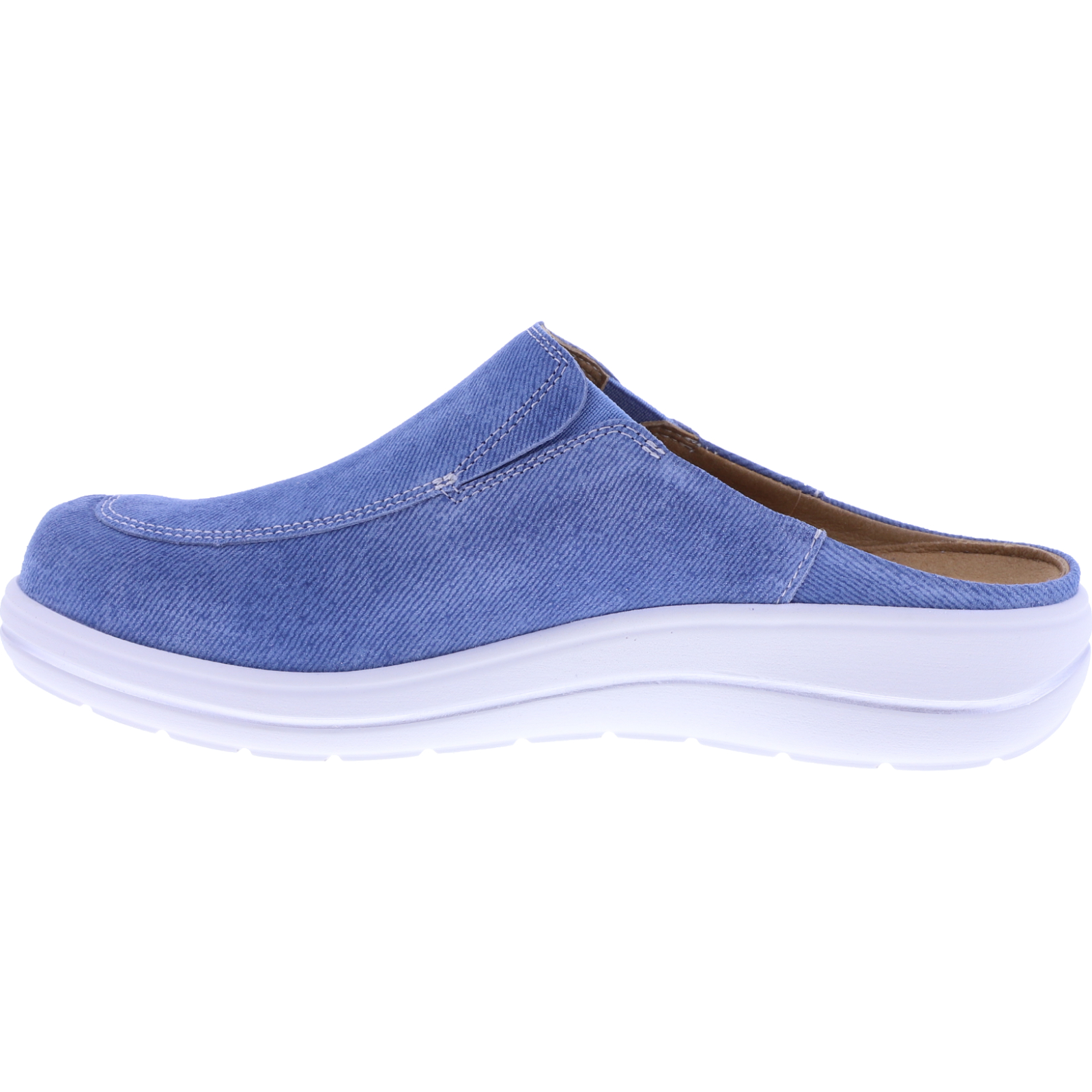Hartjes | Pop | Ocean-Blau | Veloursleder | 1222101-1200 | Damen Clogs