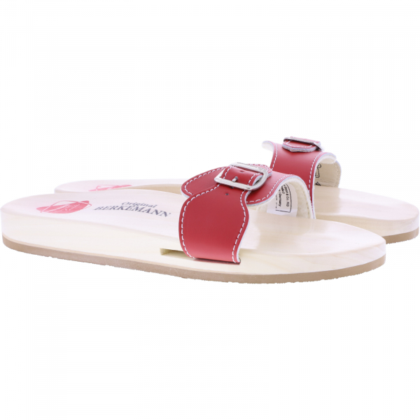 Berkemann Original Sandale B100 Rot Leder 00100 200 Unisex