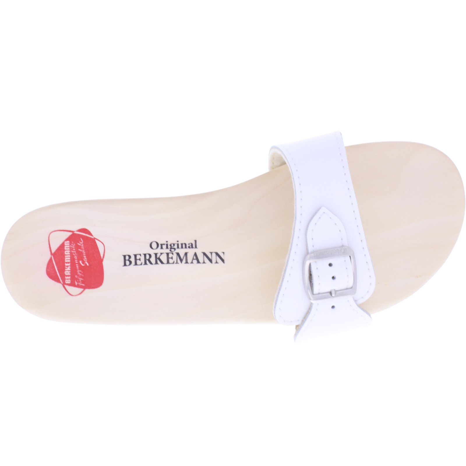 Berkemann Original Sandale B100 Weiss Leder 00100 100 Unisex