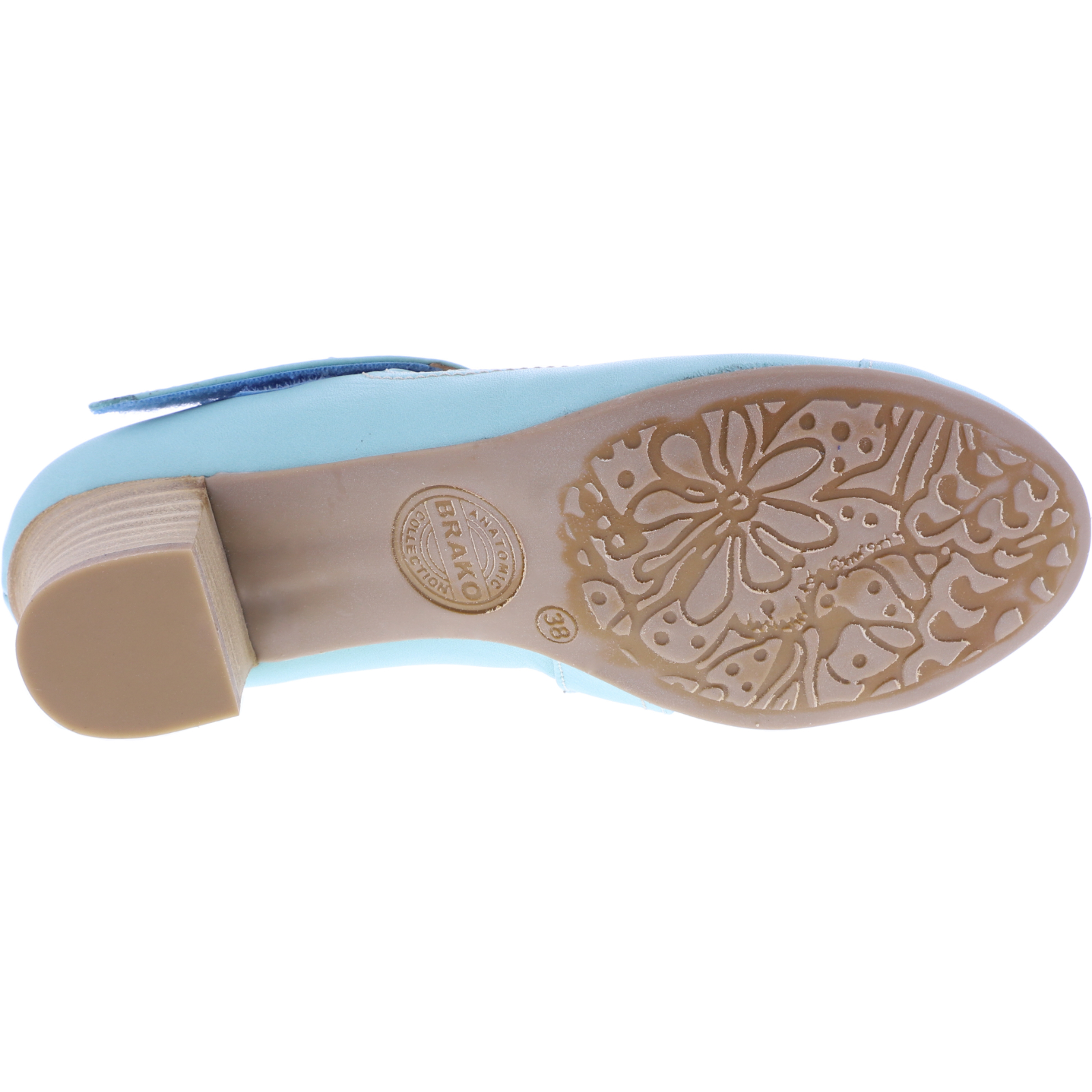 Brako - Minthy - Turquise-Türkis Leder - Brako 22089 - Damen Pumps