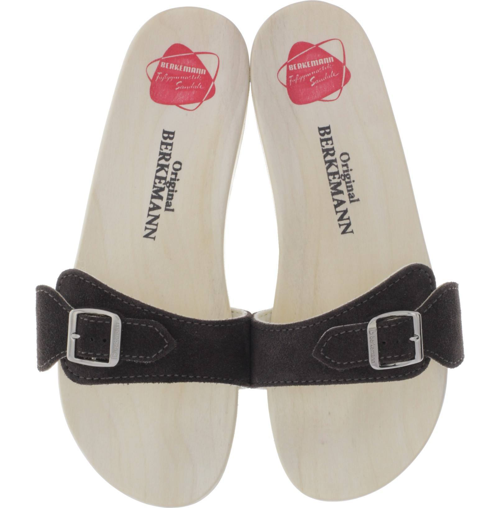 Berkemann Original Sandale B100 Braun Velours 00100 443 Unisex