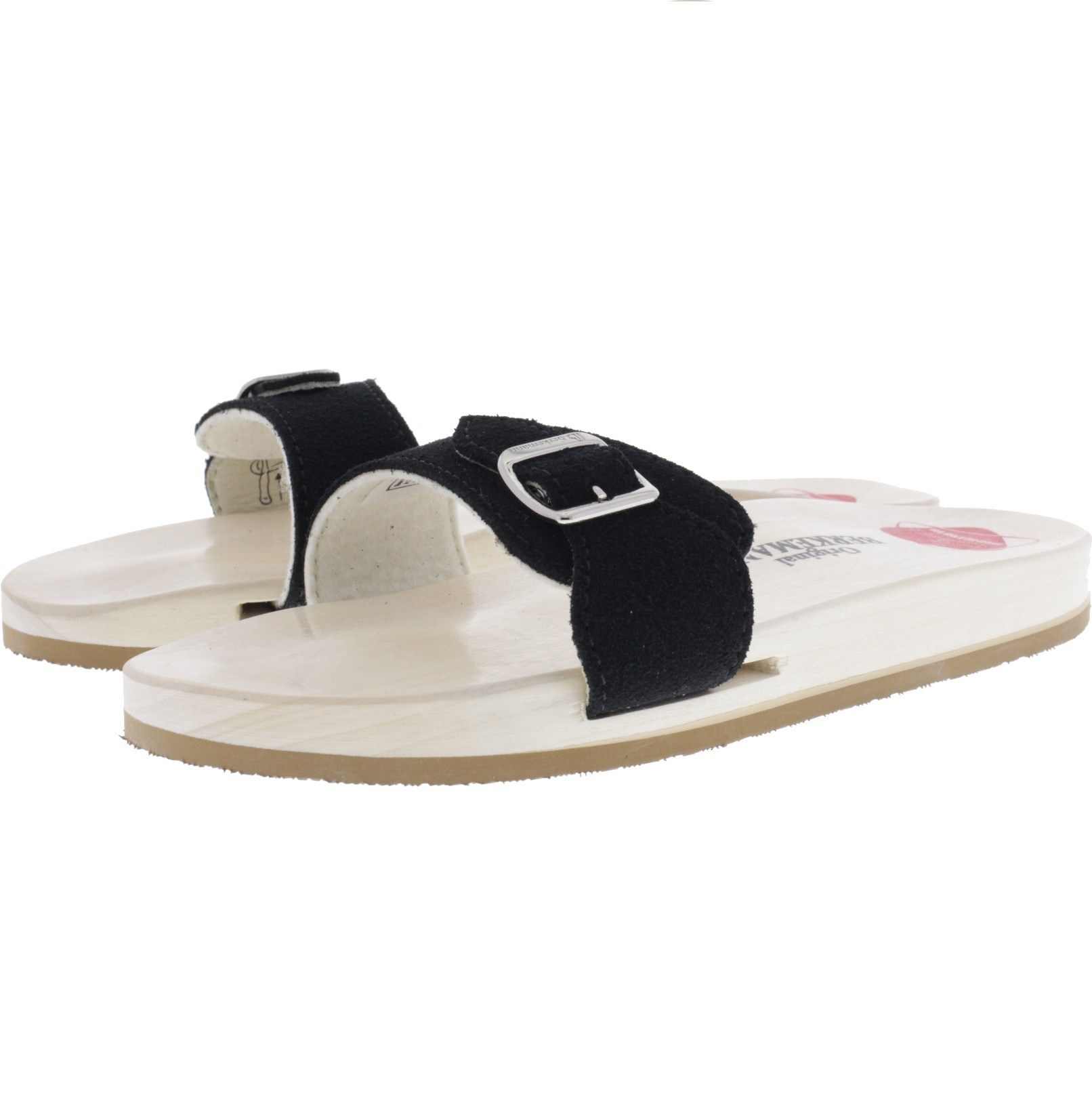 Berkemann Original Sandale B100 Schwarz Velours 00100 991 Unisex