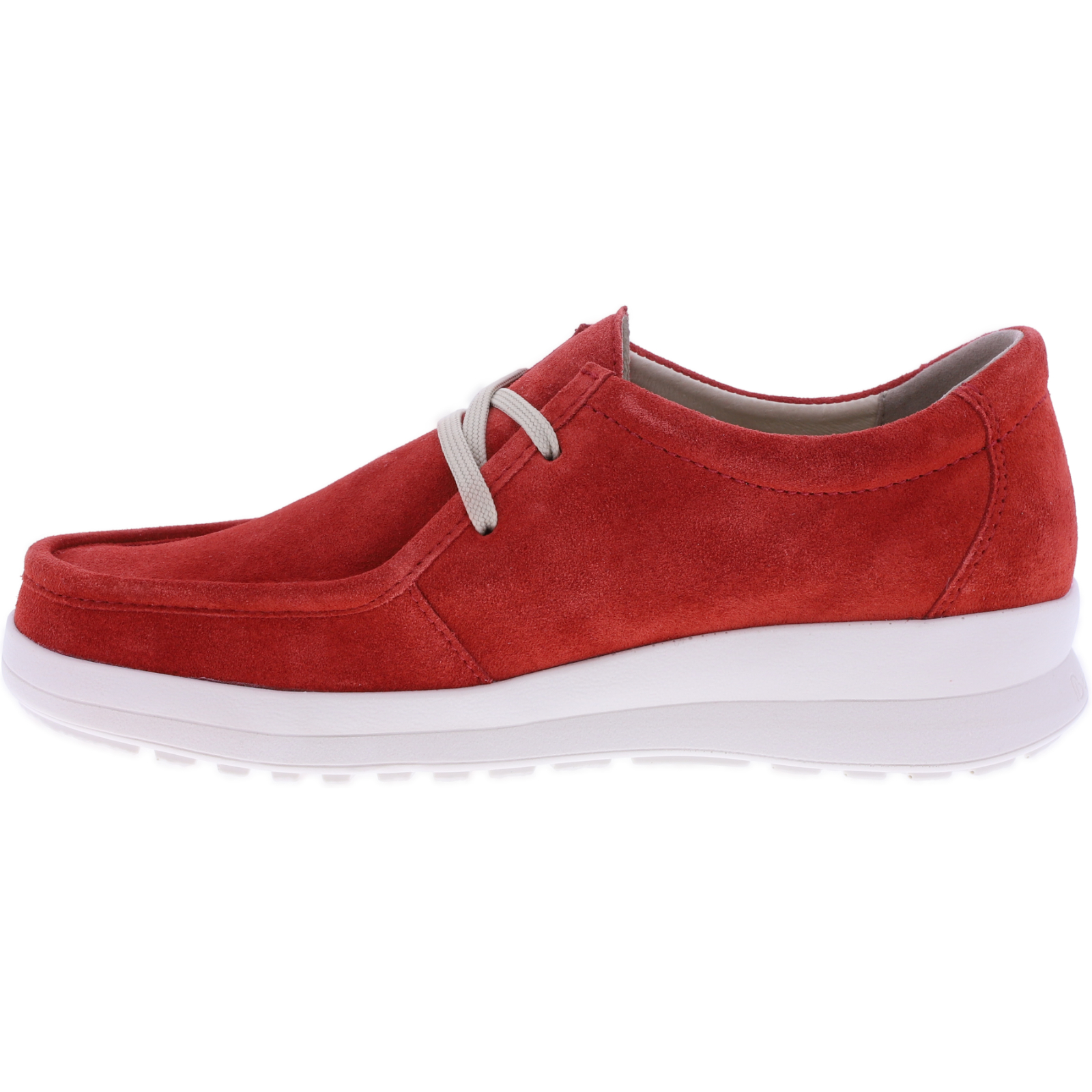 Berkemann Ladina | Rot Velour | Weite: H | 05379-250 | Damen Schnürer