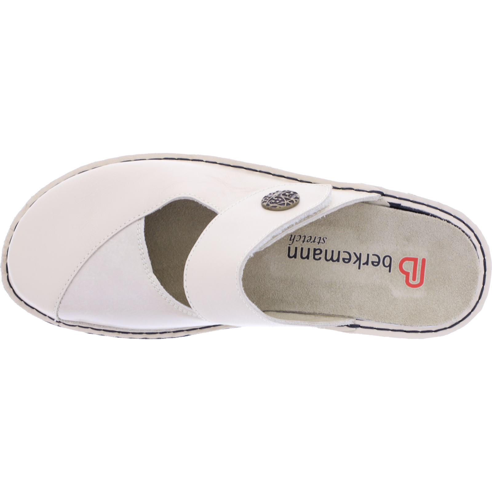 Berkemann Heliane - Beige Leder/Stretch - 03457-725 - Damen Clogs