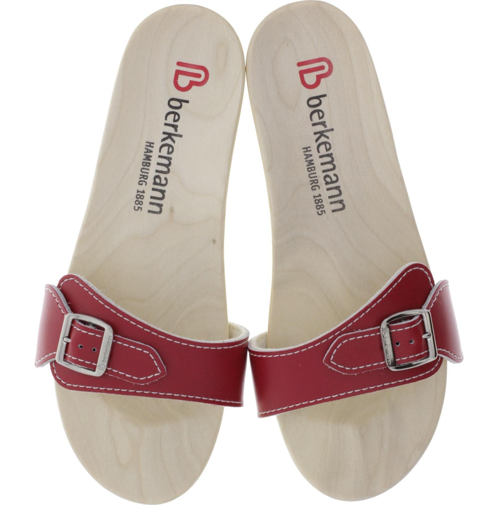 Berkemann Hamburg Sandale B102 Rot Leder 00102 200 Unisex