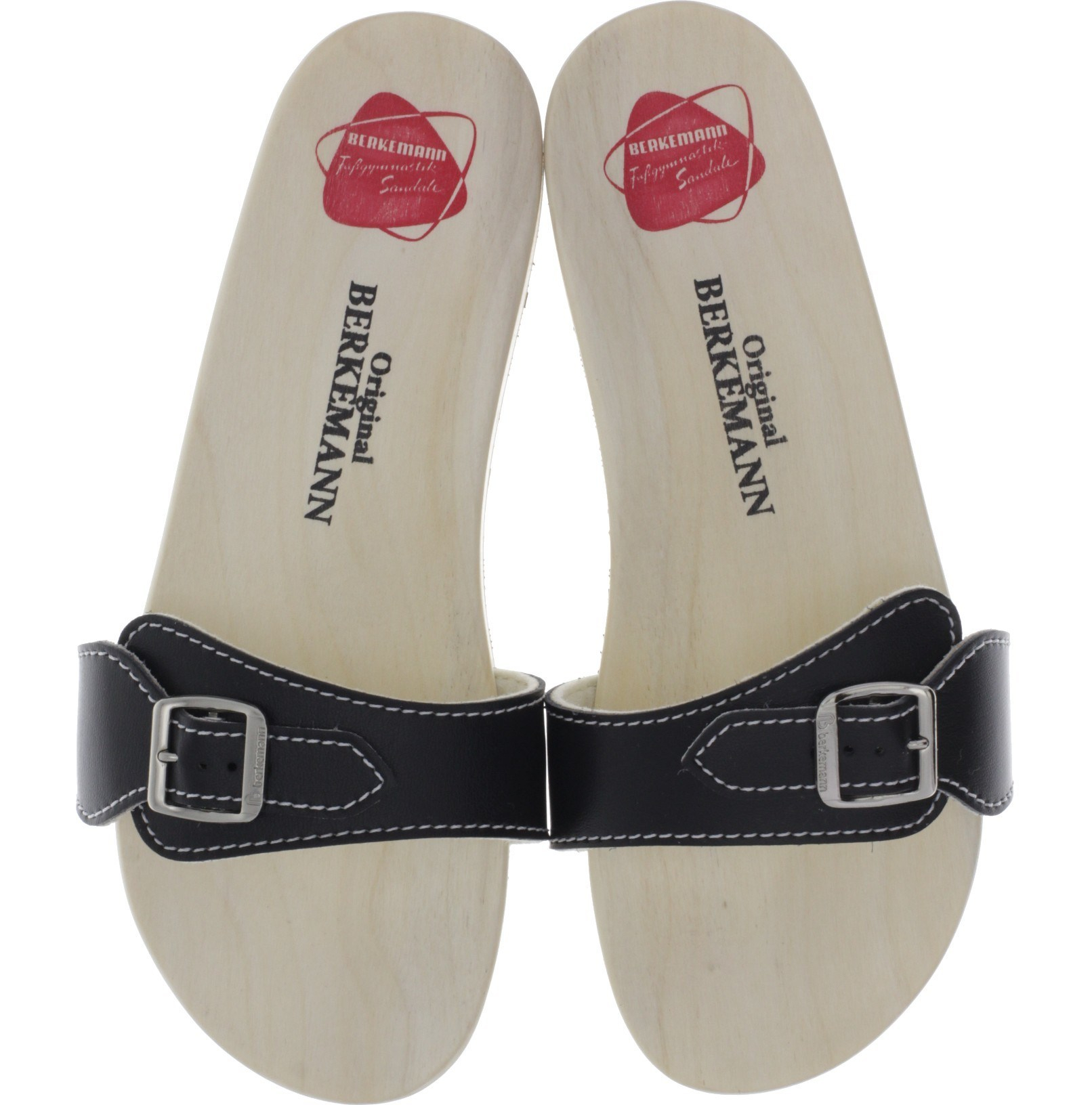 Berkemann Original Sandale B100 Schwarz Leder 00100 900 Unisex