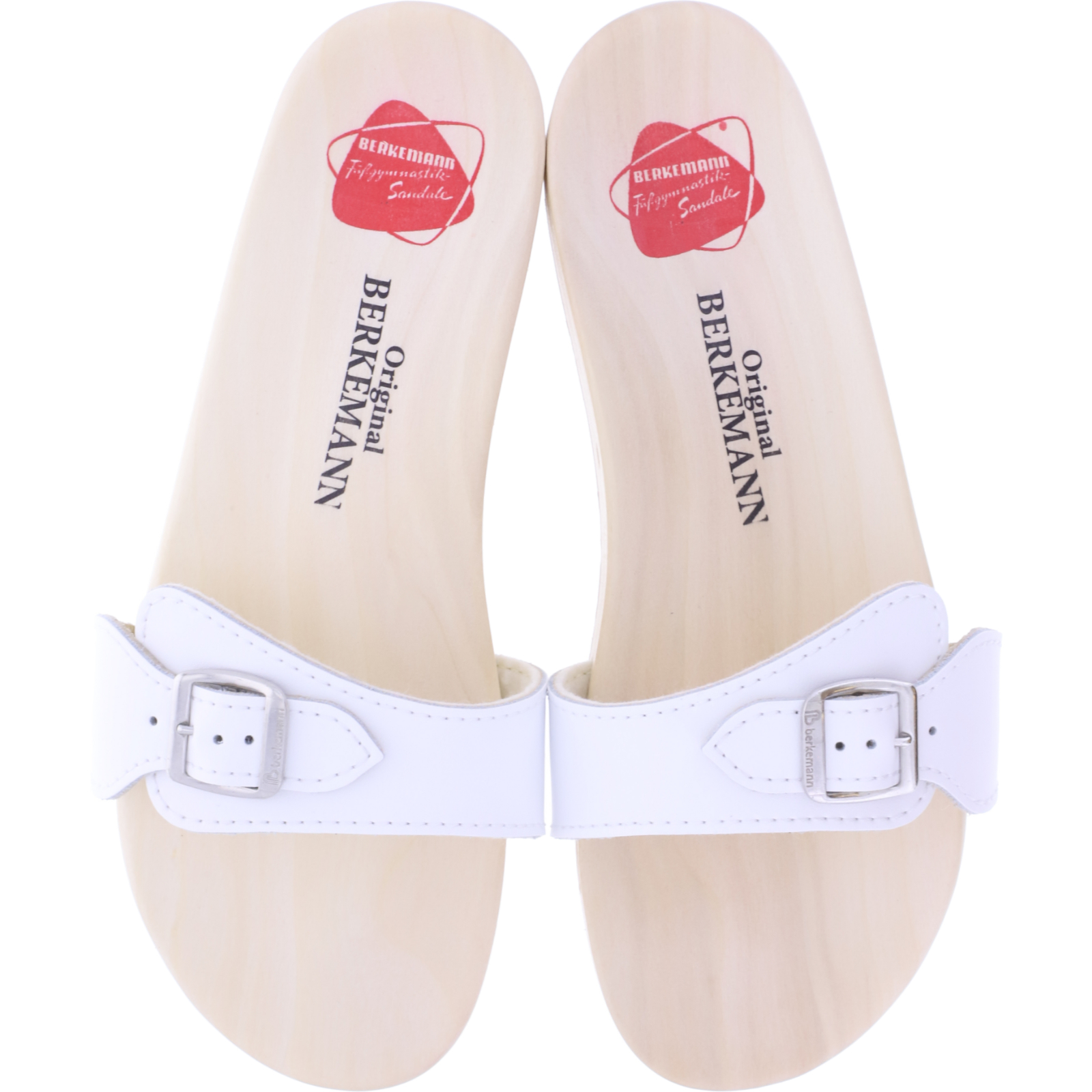 Berkemann Original Sandale B100 Weiss Leder 00100 100 Unisex