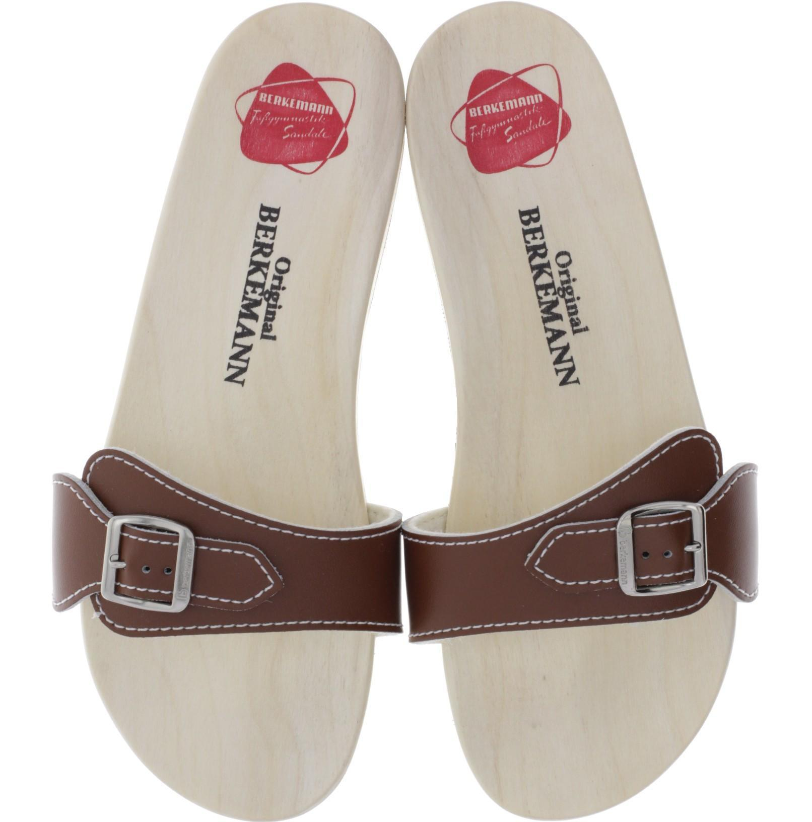 Berkemann Original Sandale B100 Braun Leder 00100 400 Unisex