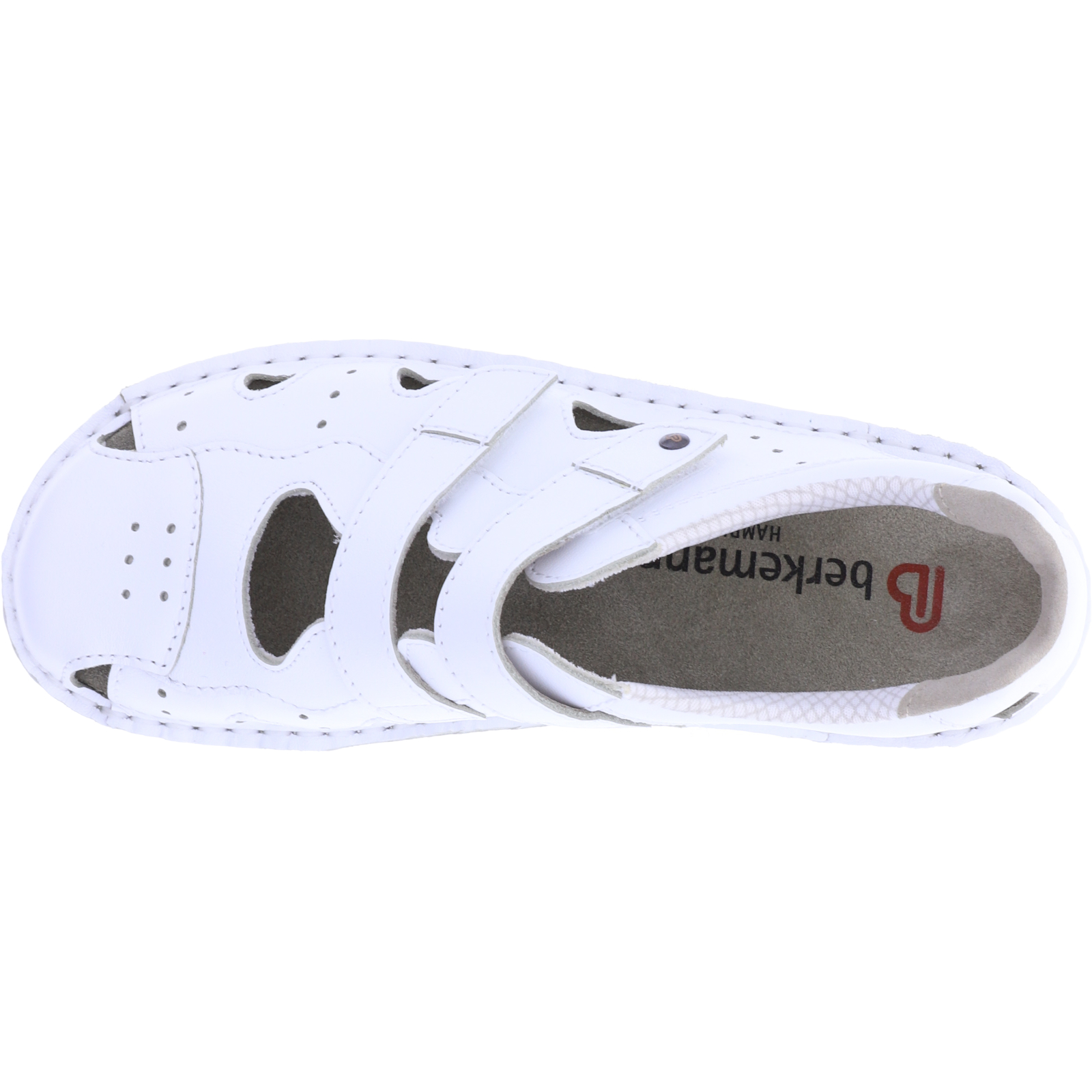 Berkemann Tec-Pro-Larena - Weiss Leder - 09310-175 - Damen Sandalen