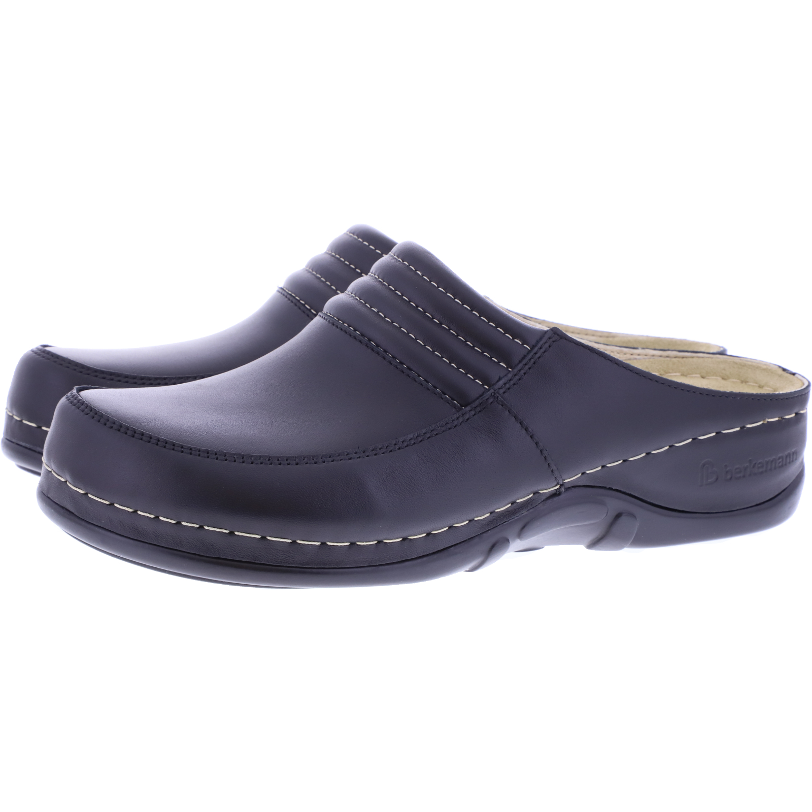 Berkemann Victoria - Schwarz Leder - Sydney - 01112-903 - Damen Clogs