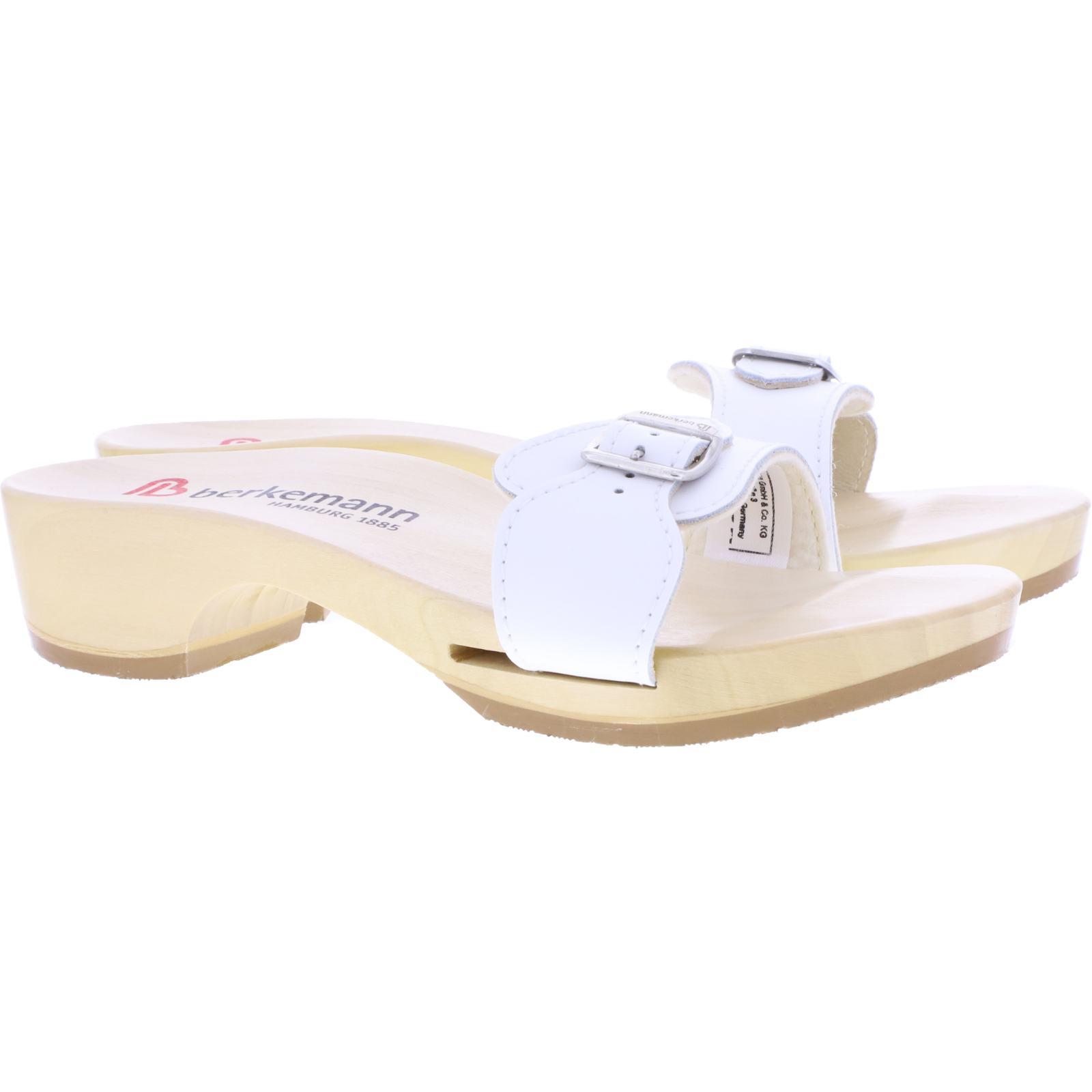 Berkemann Hamburg Sandale B102 Weiss Leder 00102 100 Unisex