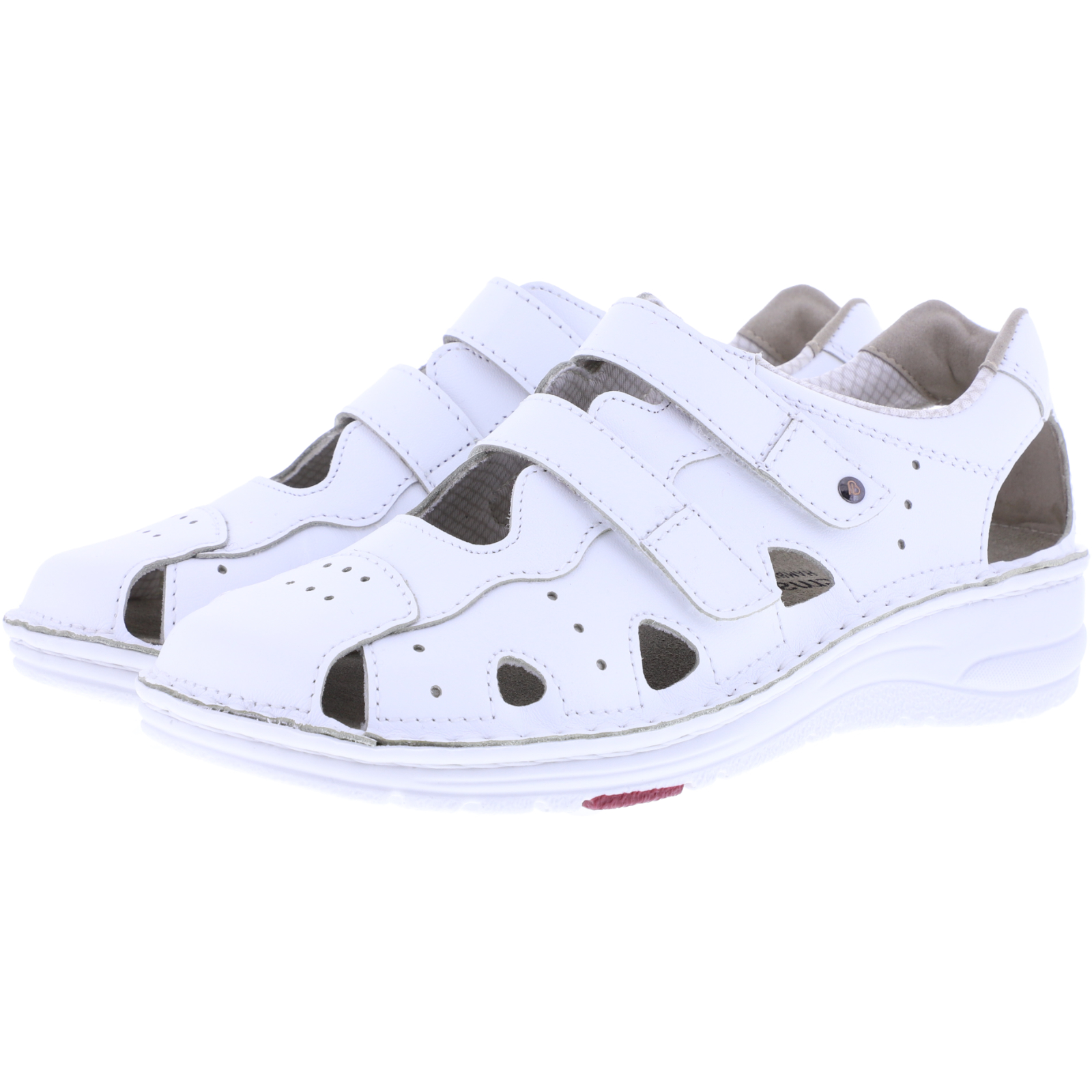 Berkemann Tec-Pro-Larena - Weiss Leder - 09310-175 - Damen Sandalen