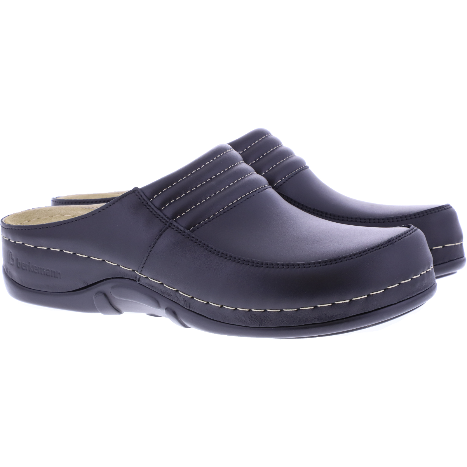 Berkemann Victoria - Schwarz Leder - Sydney - 01112-903 - Damen Clogs