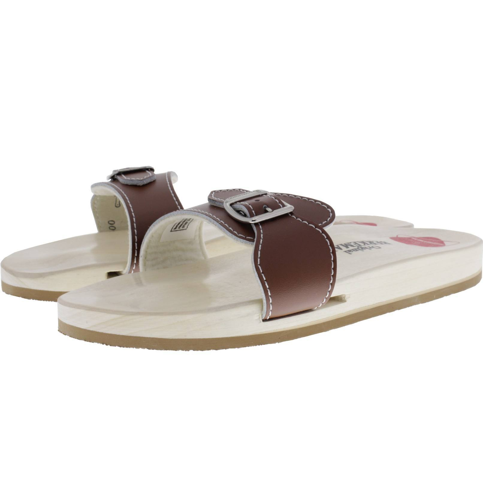 Berkemann Original Sandale B100 Braun Leder 00100 400 Unisex