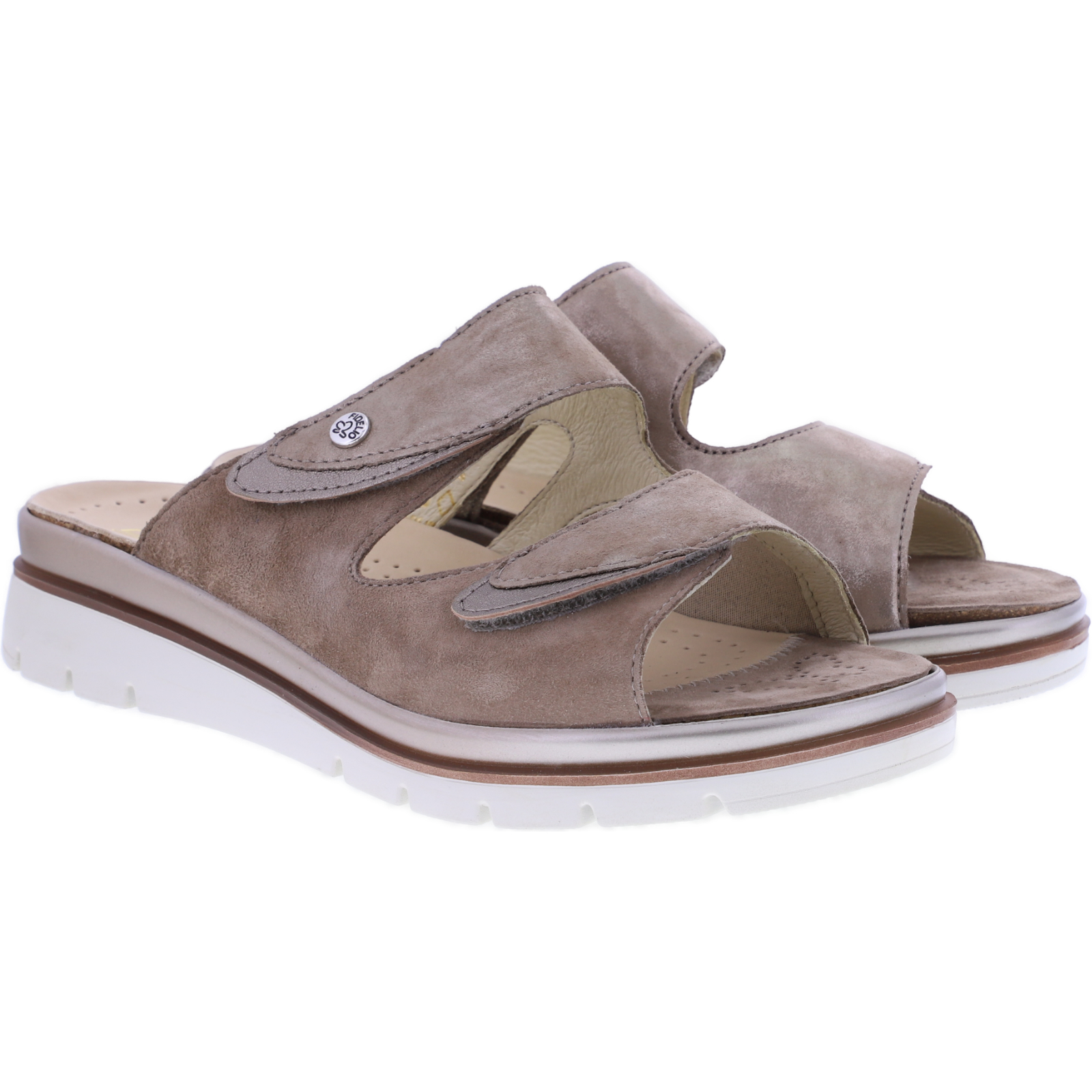Fidelio | Glory | Ambra-Braun Nubuk | Leder | Damen Hallux Pantoletten