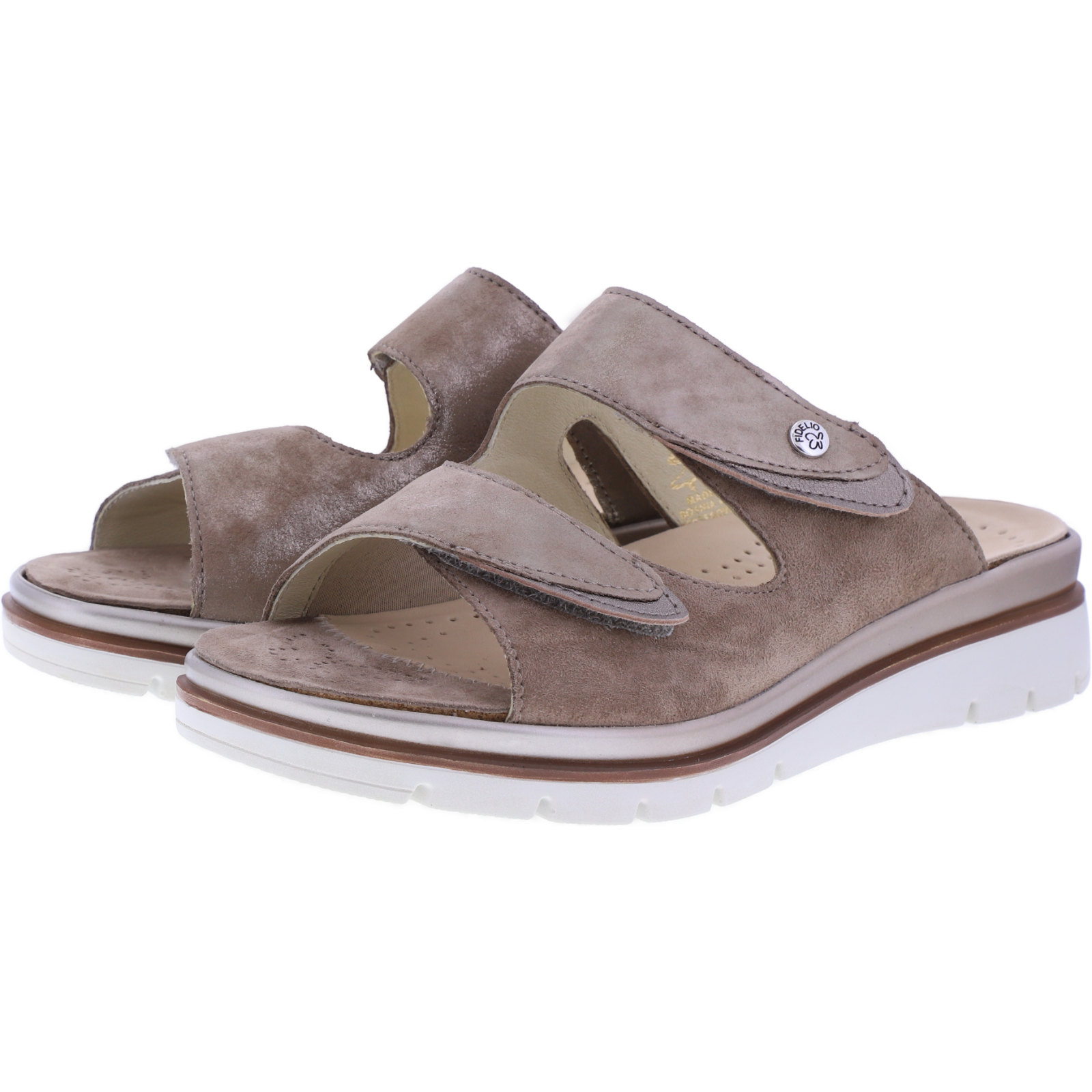 Fidelio | Glory | Ambra-Braun Nubuk | Leder | Damen Hallux Pantoletten