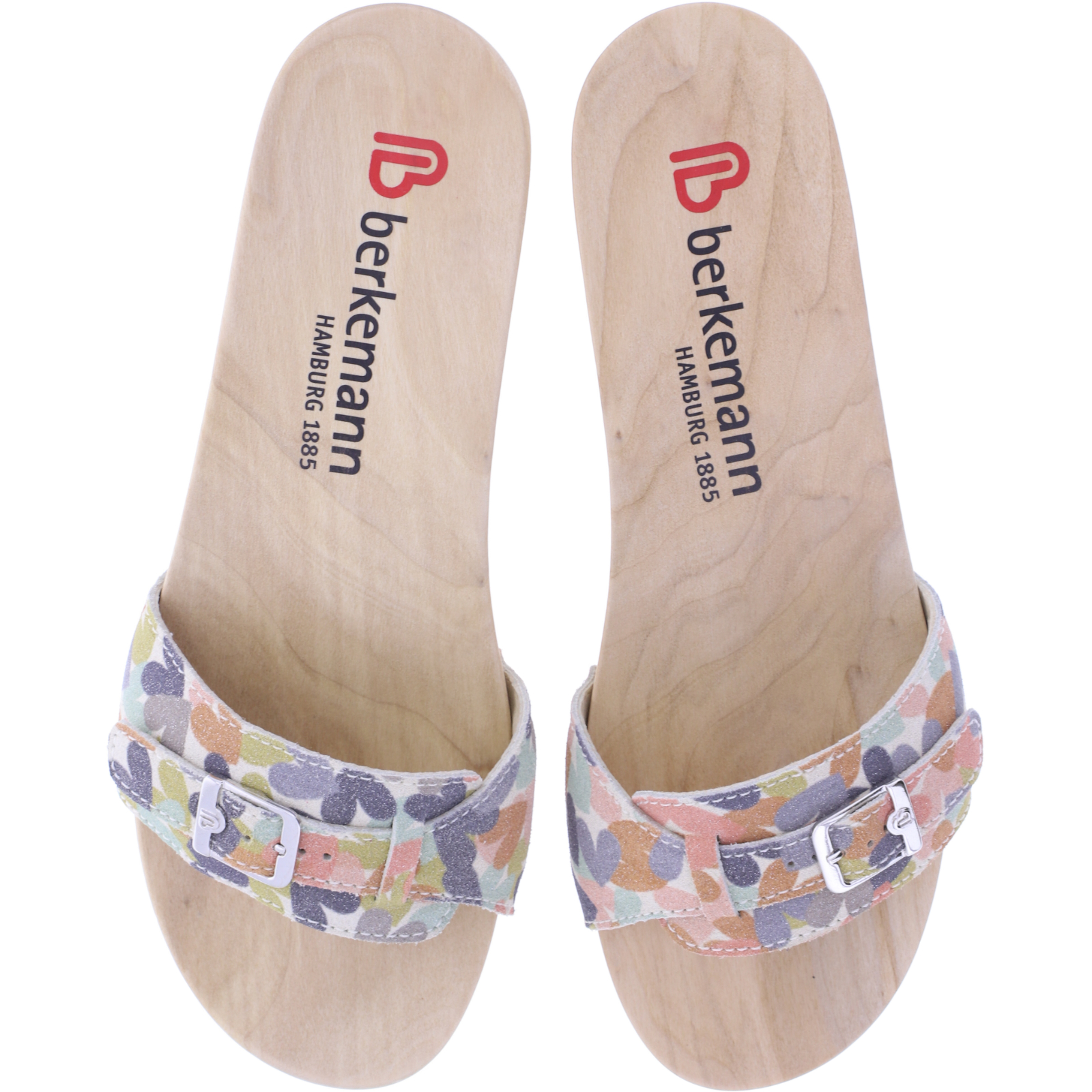 Berkemann Peggy - Multicolor Hell - 00200-710 - Damen Holzsandalen