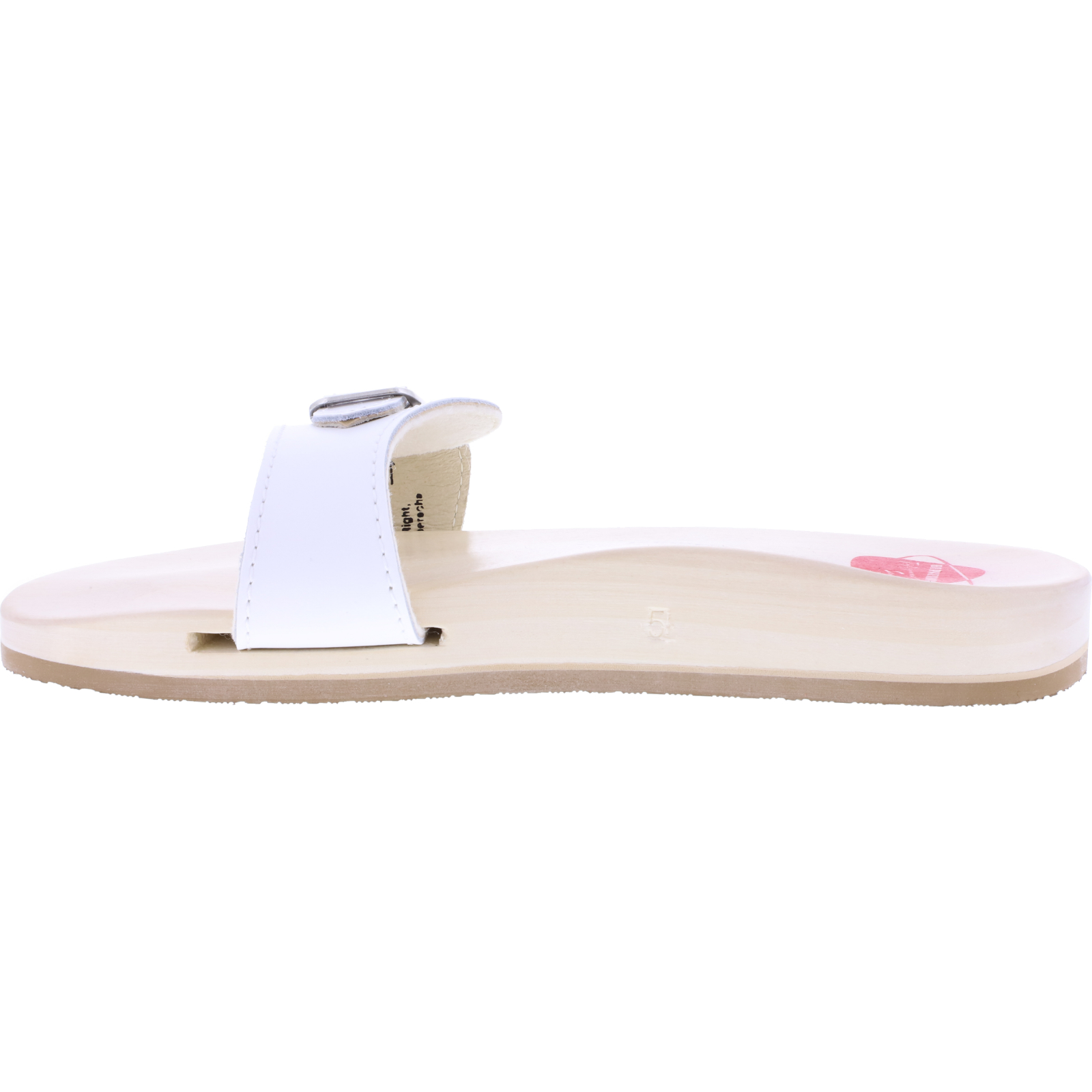 Berkemann Original Sandale B100 Weiss Leder 00100 100 Unisex