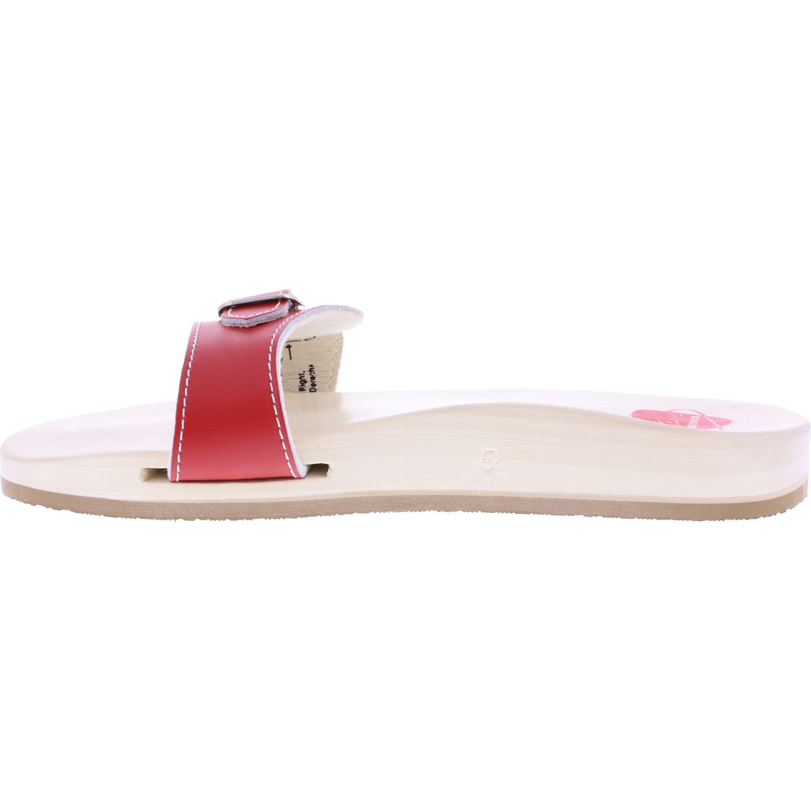 Berkemann Original Sandale B100 Rot Leder 00100 200 Unisex