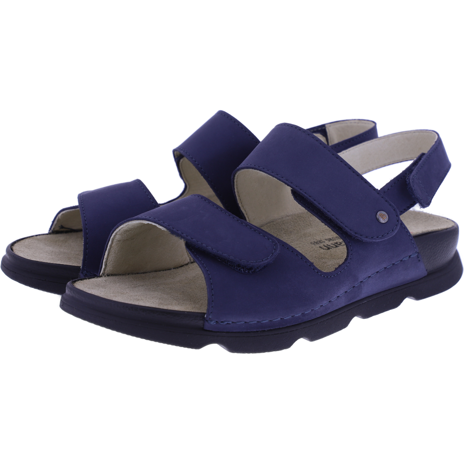 Berkemann "Donetta" | Silberweiß | Dunkelblau | Damen Sandalen