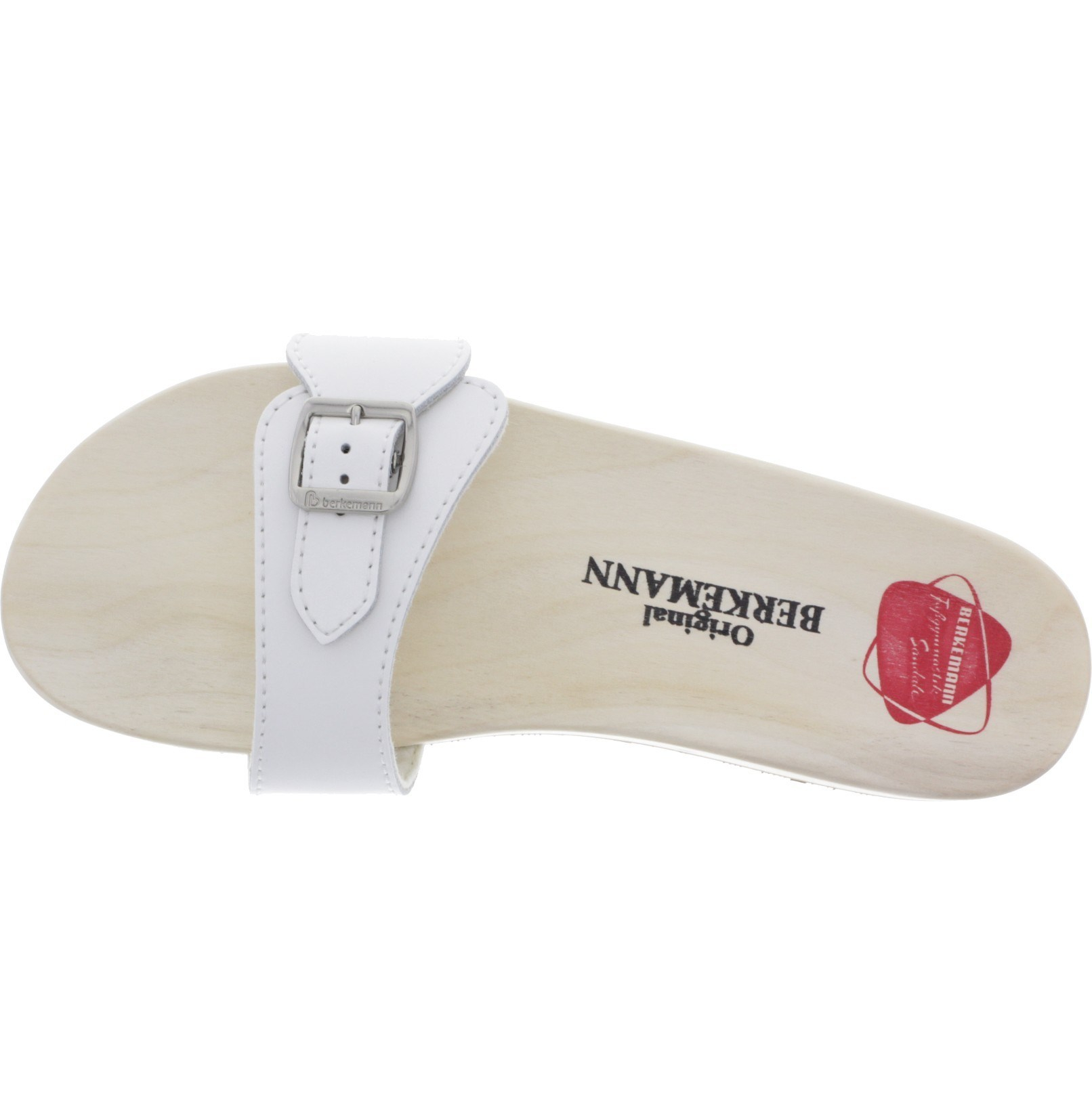 Berkemann Original Sandale B100 Weiss Leder 00100 100 Unisex