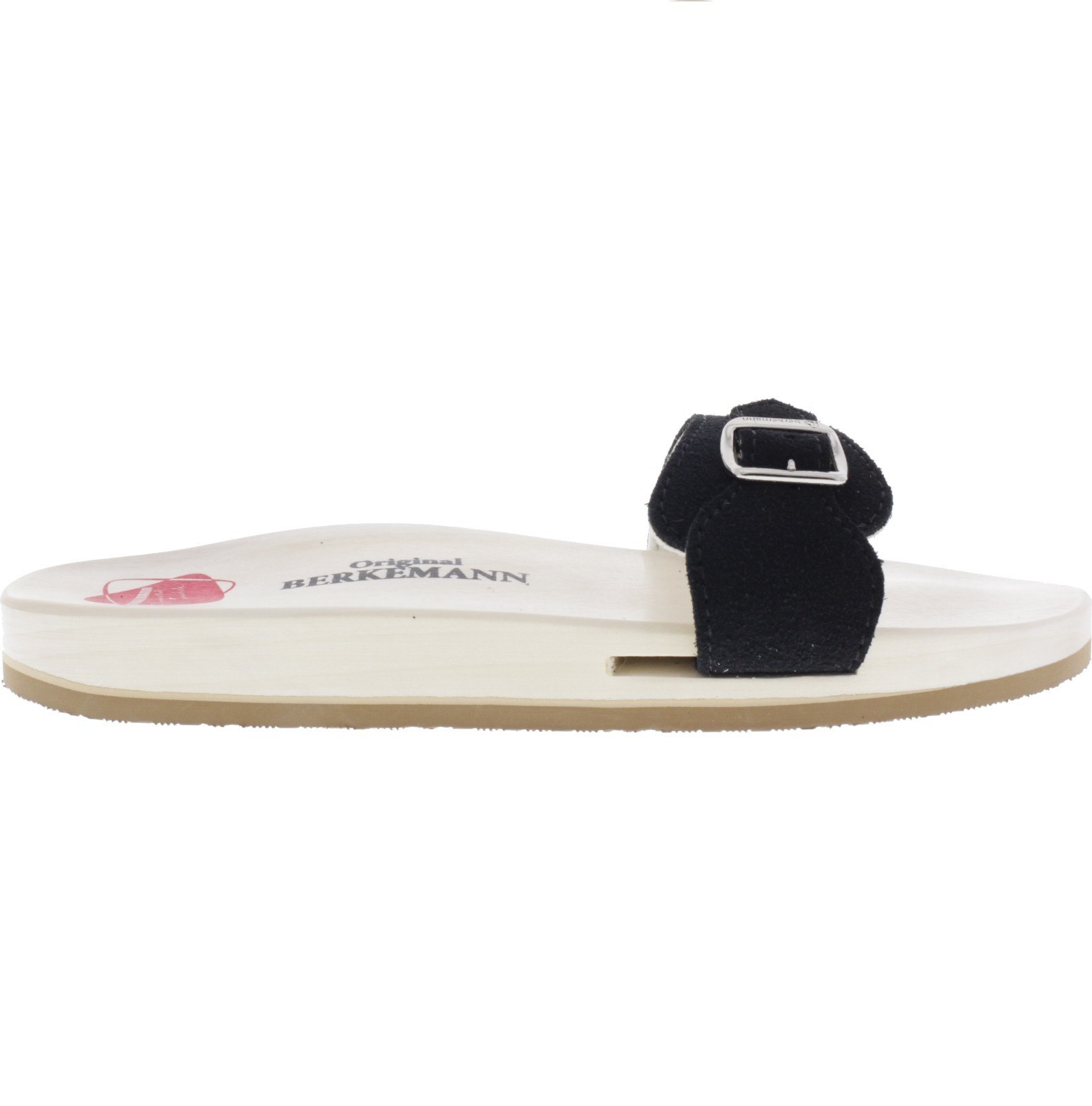 Berkemann Original Sandale B100 Schwarz Velours 00100 991 Unisex