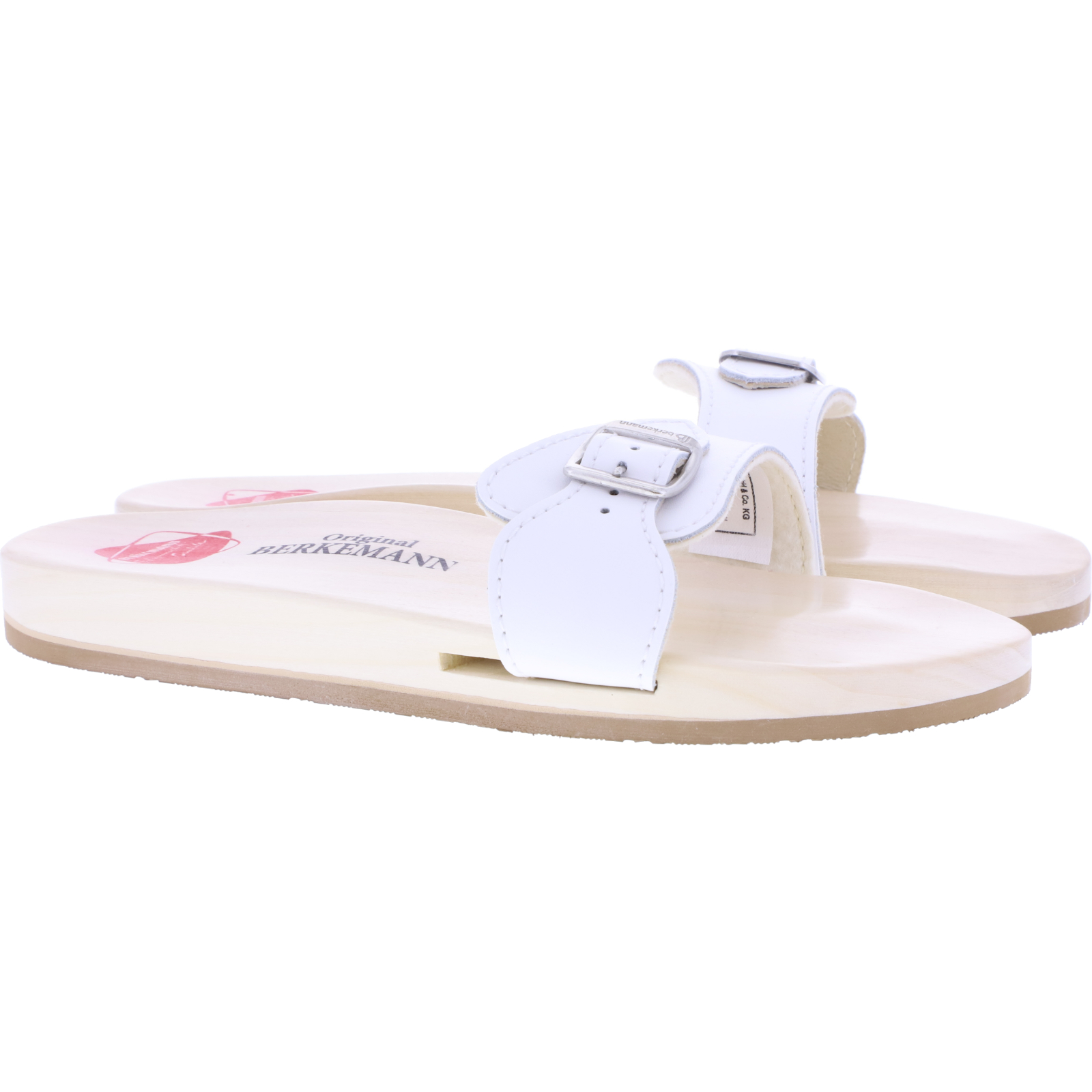 Berkemann Original Sandale B100 Weiss Leder 00100 100 Unisex