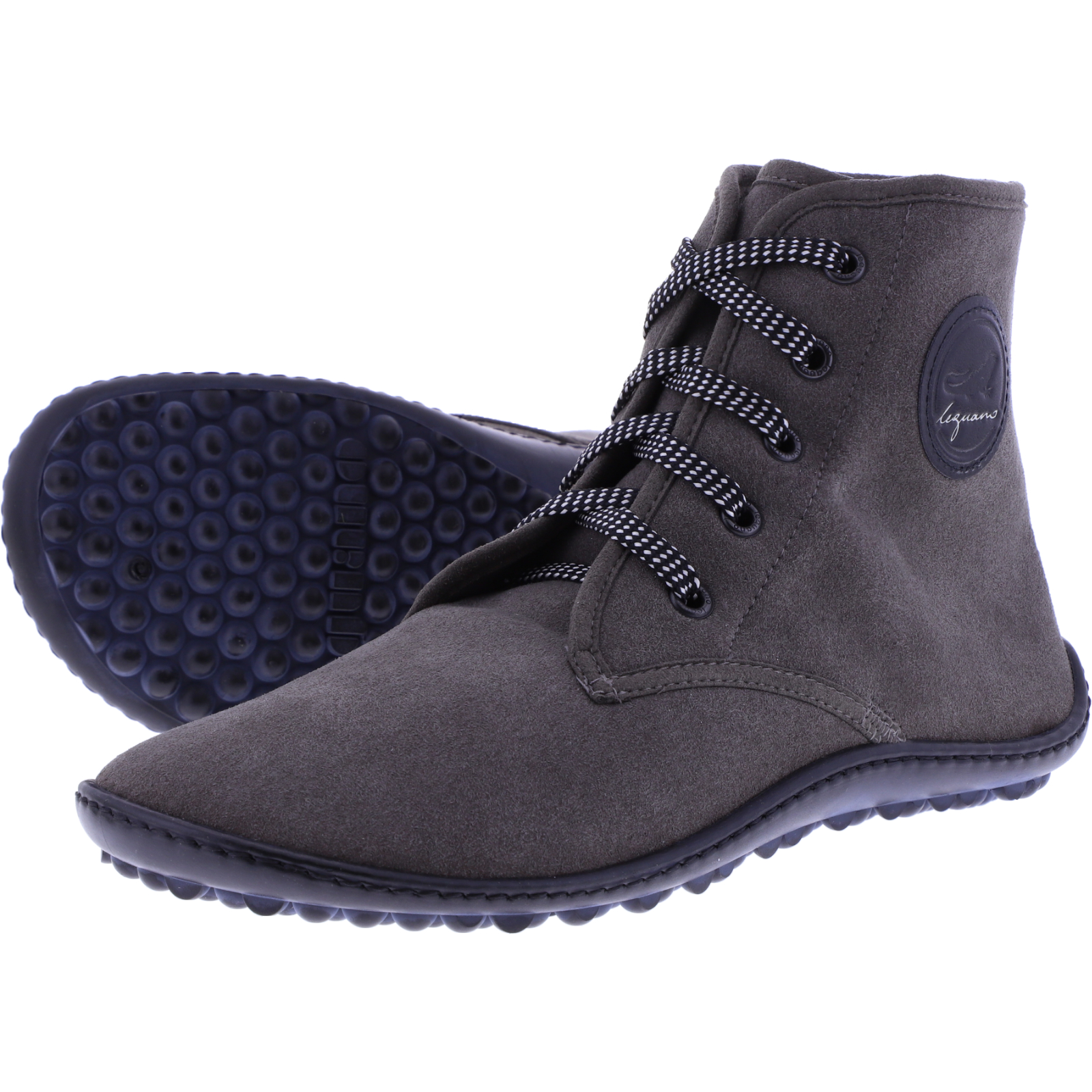 Leguano Barfußschuhe - Modell: Chester - Light Taupe-Schwarz - Unisex