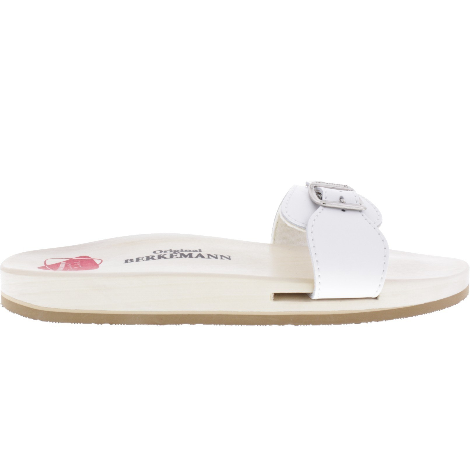 Berkemann Original Sandale B100 Weiss Leder 00100 100 Unisex
