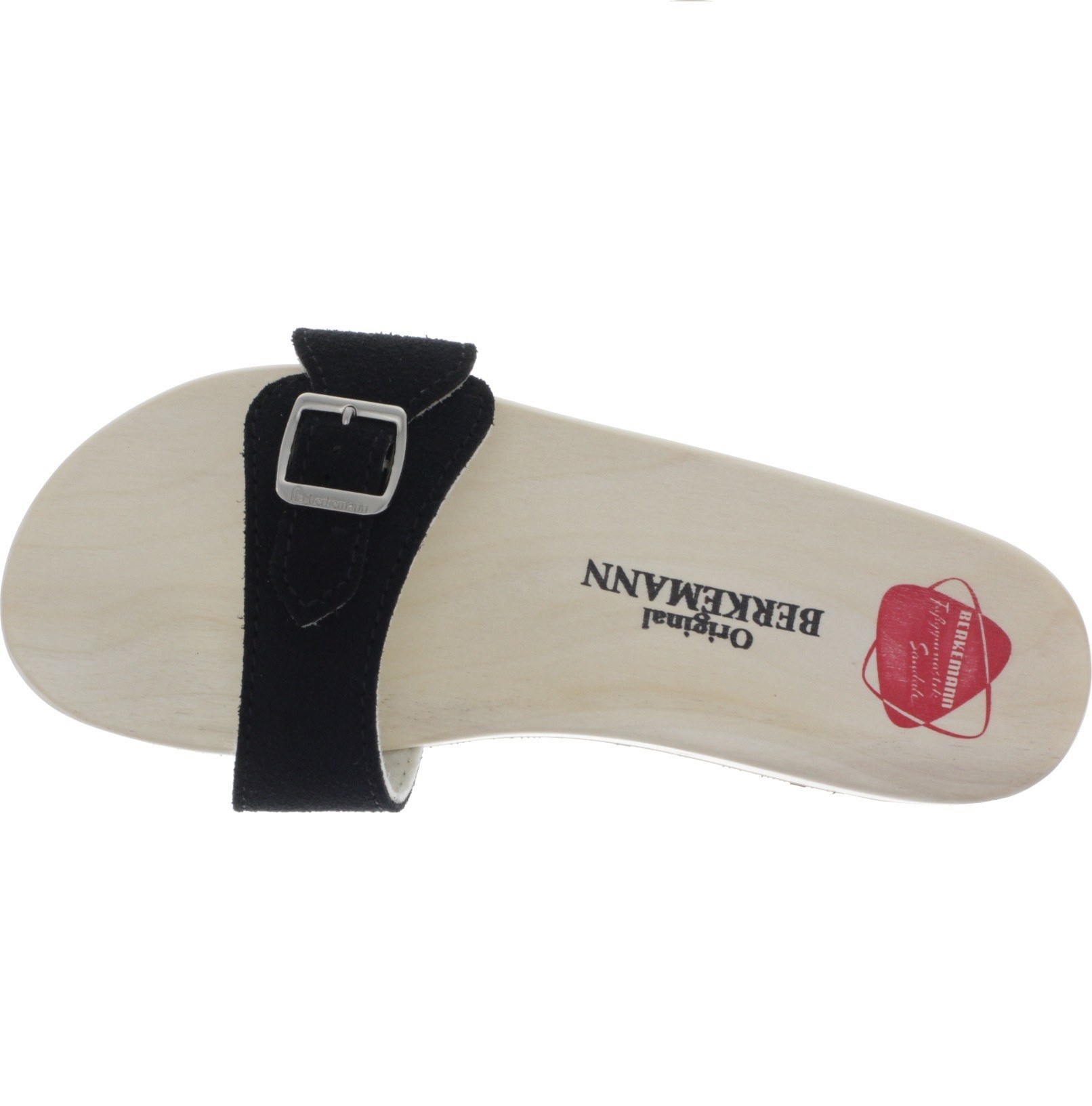 Berkemann Original Sandale B100 Schwarz Velours 00100 991 Unisex
